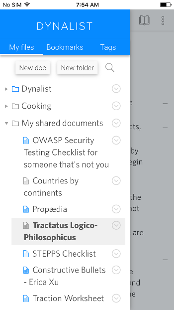 완벽에 가까운 생각정리도구 'Dynalist'