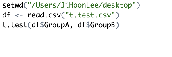 통계, t-test에 대해 알아보자(R)