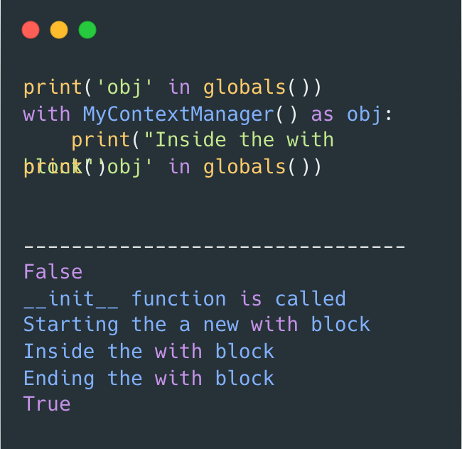 [Python] Context Manager