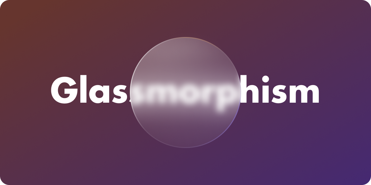 Glassmorphism에 관하여