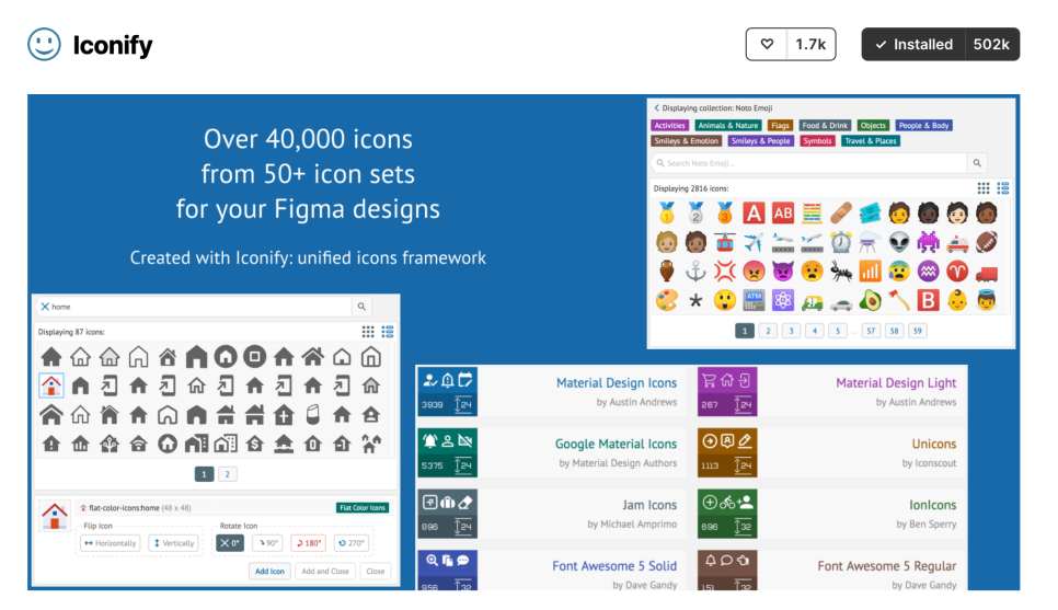 Figma Plugin - Iconfy