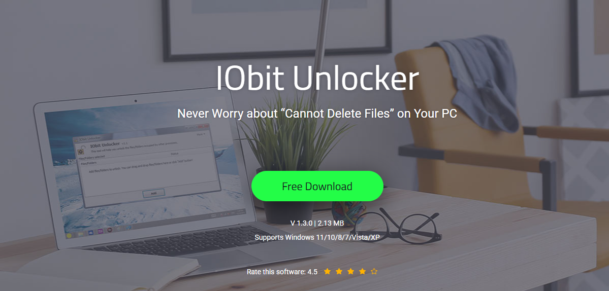 IObit Unlocker 사용법 다운로드