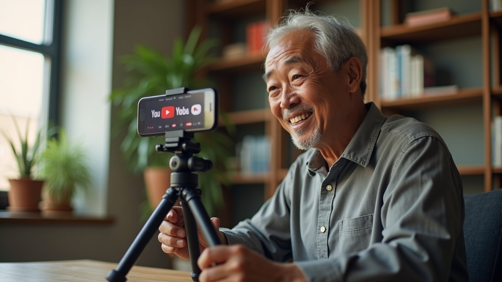 2025년 핫한 시니어 유튜버 도전하는 방법