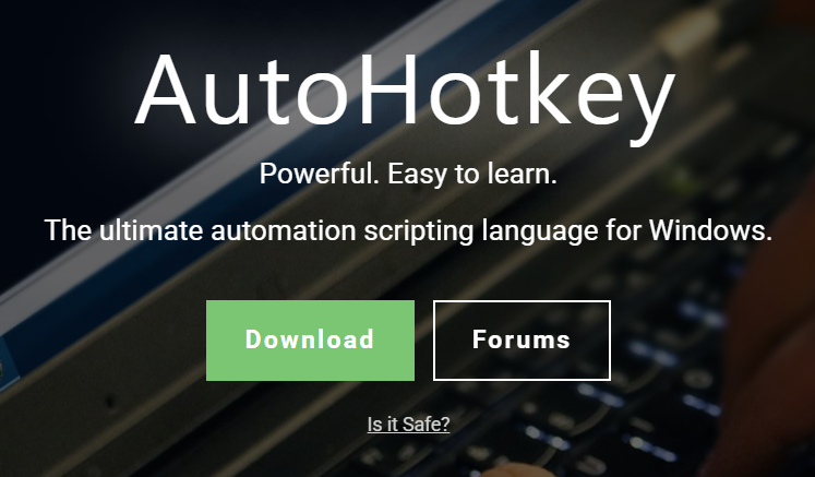 AutoHotkey 이용한 키보드 단축기 자동화 방법