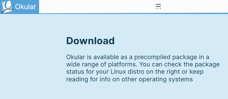 Okular 오쿨라 다운로드 무료설치
