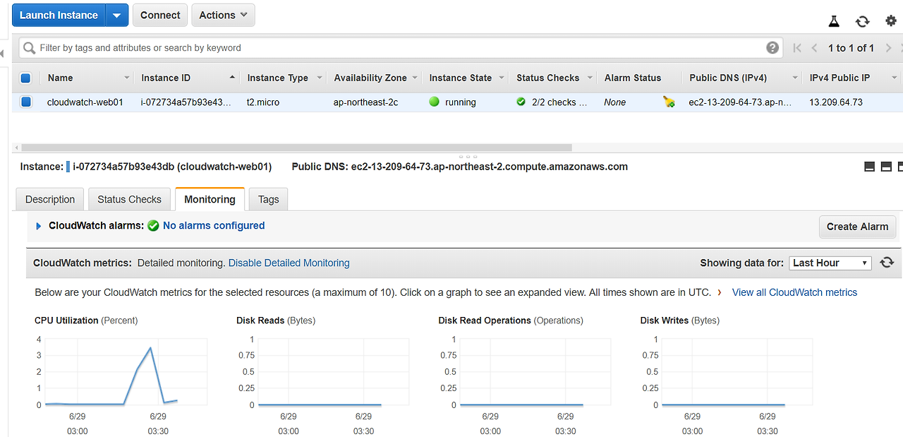 116.CloudWatch BasicMonitoring
