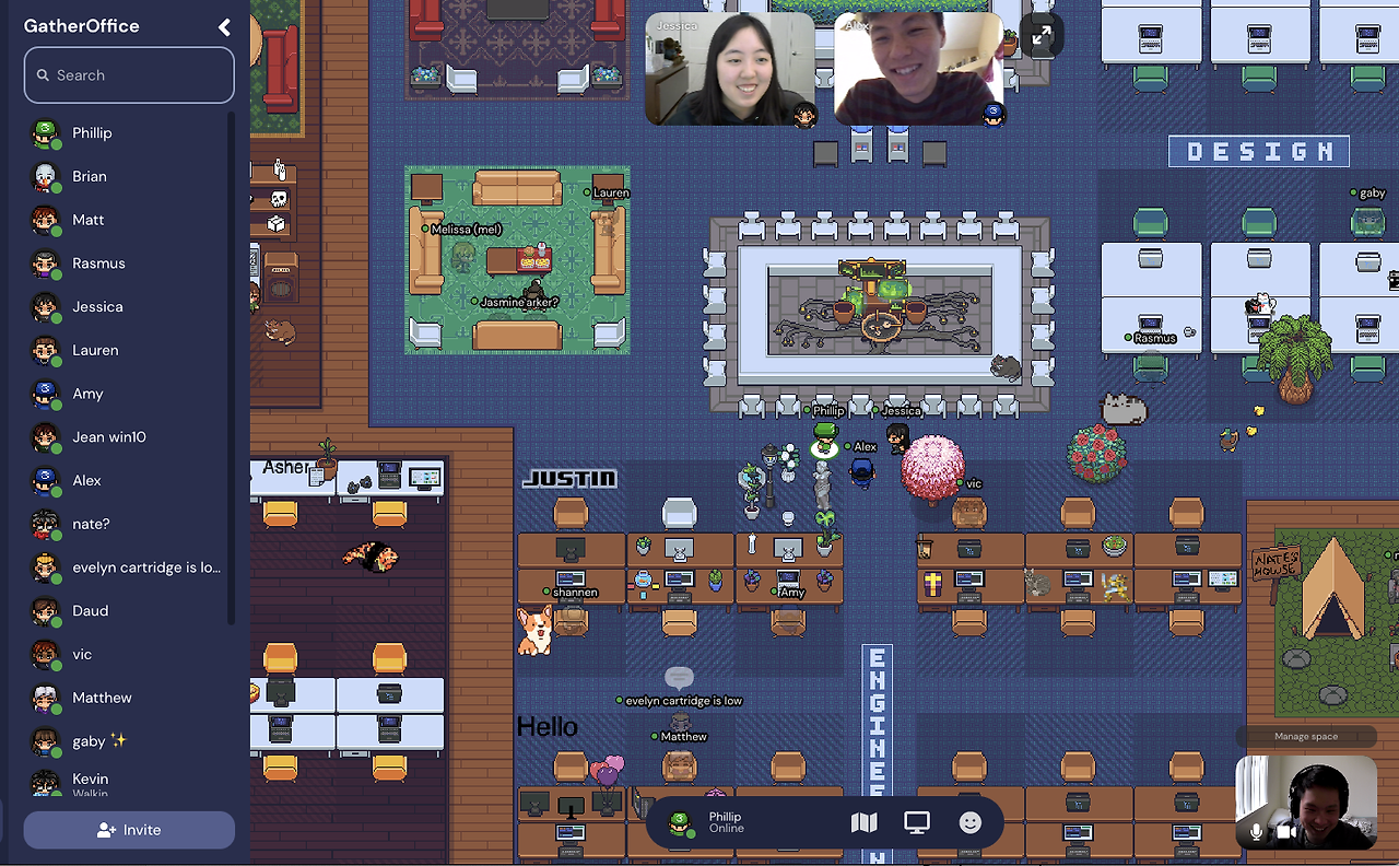 요즘 힙한 회사들이 근무하는 법, Gather Town