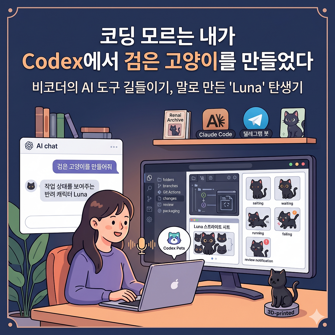 12장. 코딩 모르는 내가 Codex Pet 만들기