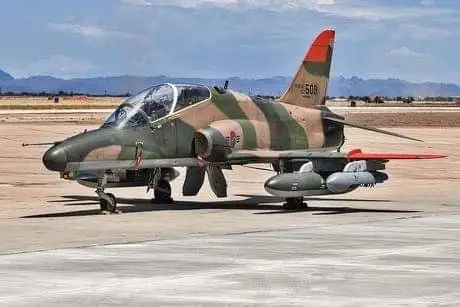 대한민국 공군이 운용했던 BAe T-59 Hawk.