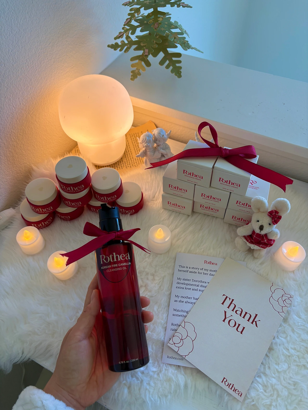 동백색 크리스마스 선물들