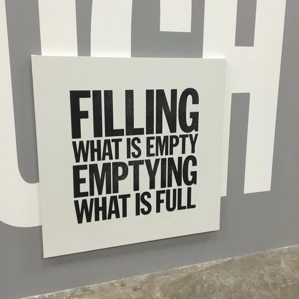 FILLING WHAT IS EMPTY