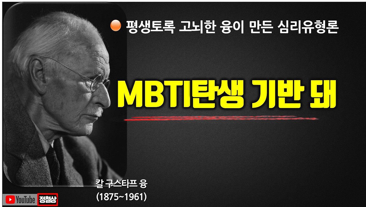 Mbti탄생비화 칼 융의 심리유형론