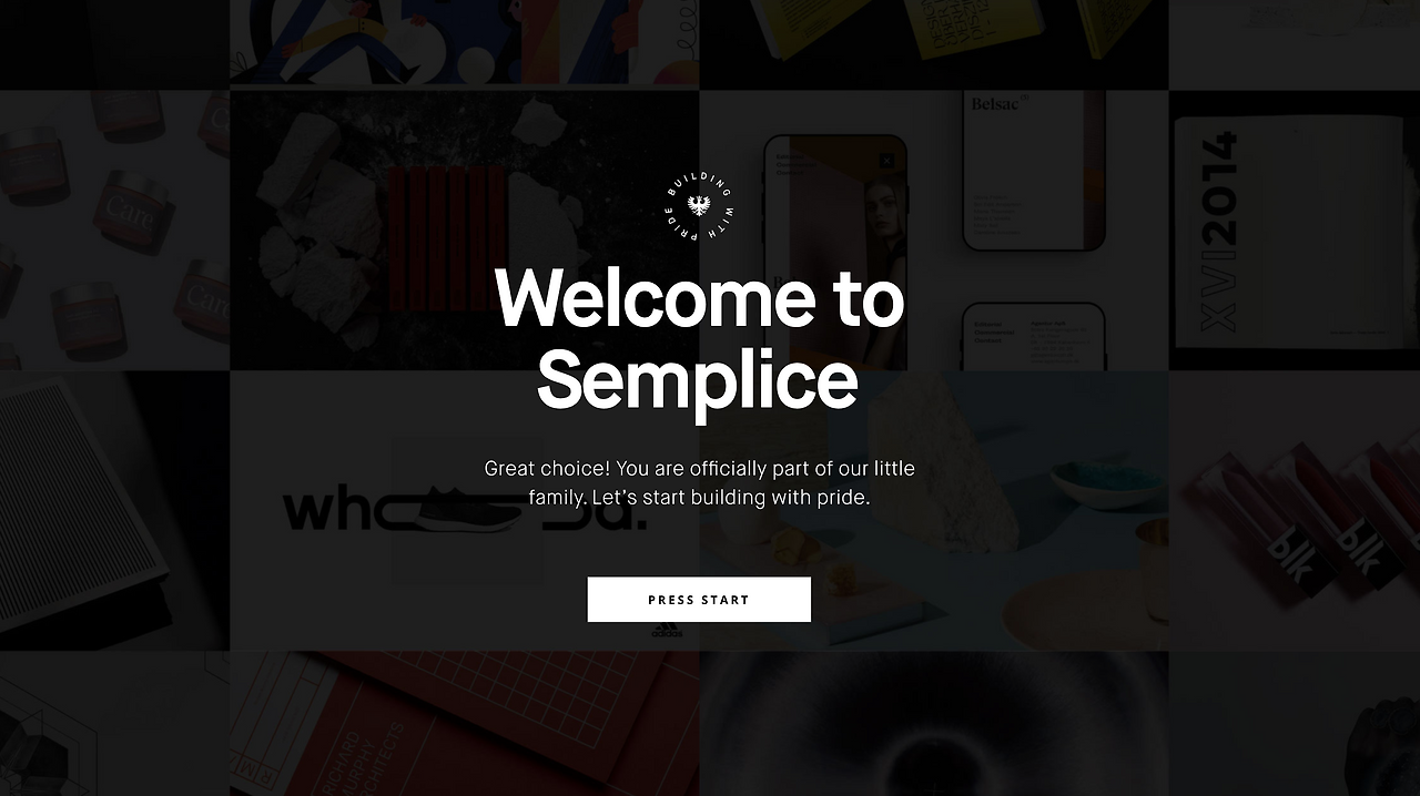 Semplice로 사이트 제작하기