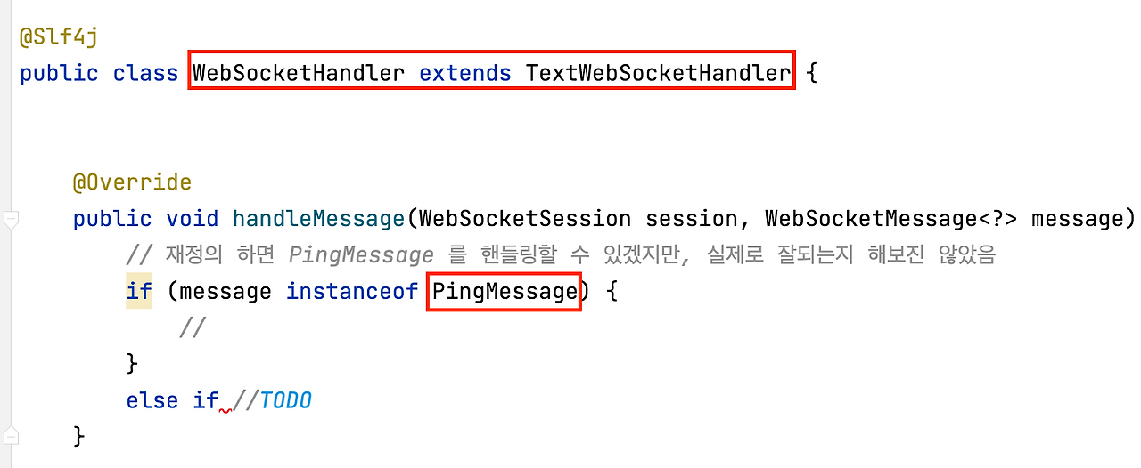 Spring WebSocket Ping/Pong