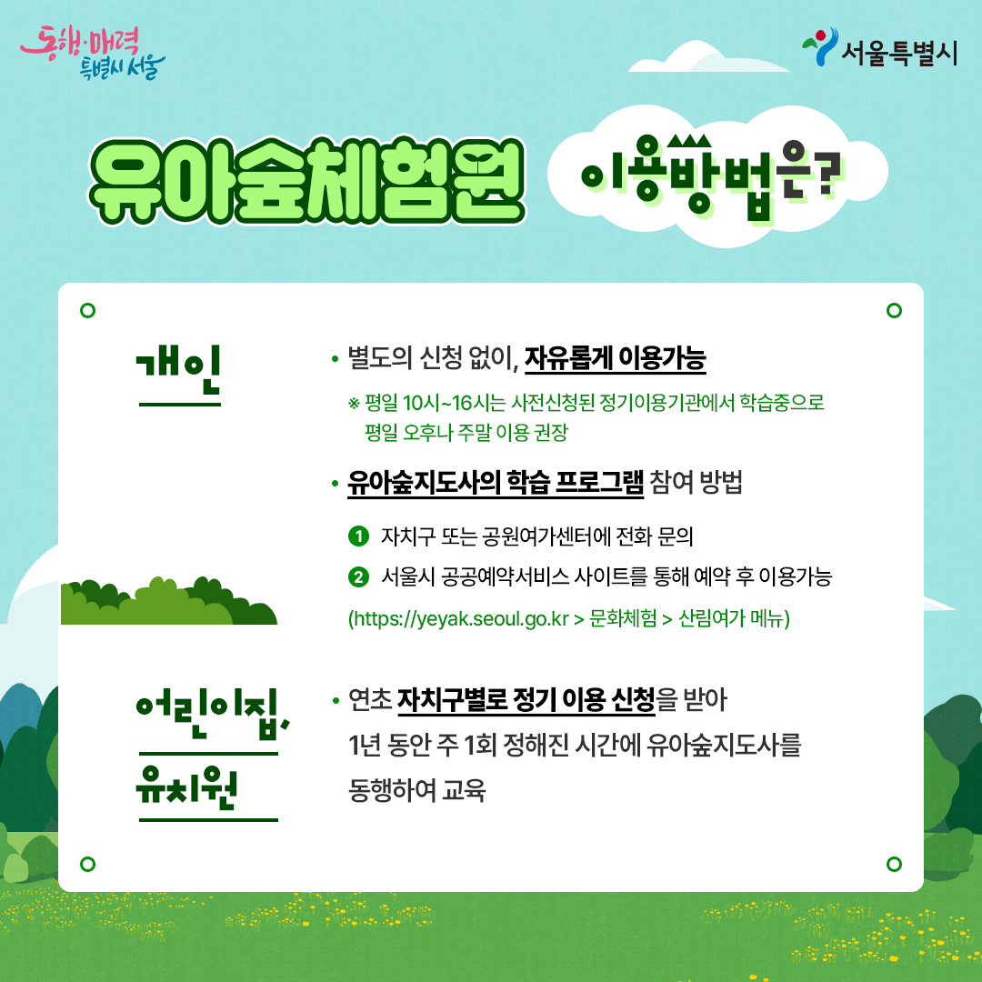 자연에서 놀자 유아숲체험원 77개소우리동네는 어디