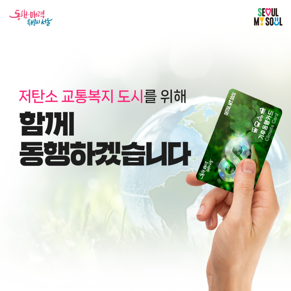 월 6만5천원 대중교통 무제한 기후동행카드 나온다