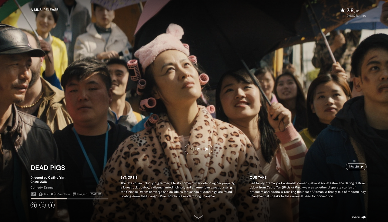 MUBI : 인디 영화 OTT