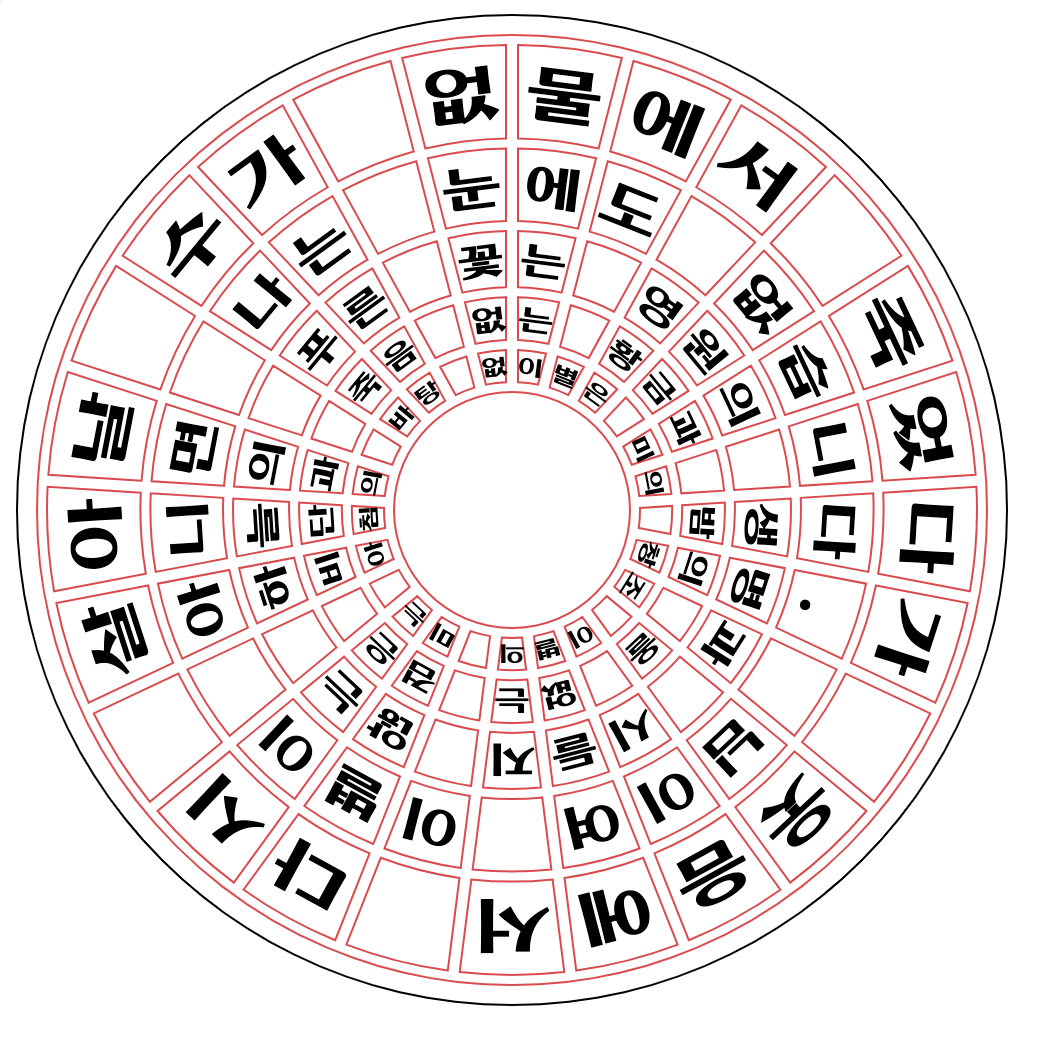 휠 원고지 작업진행
