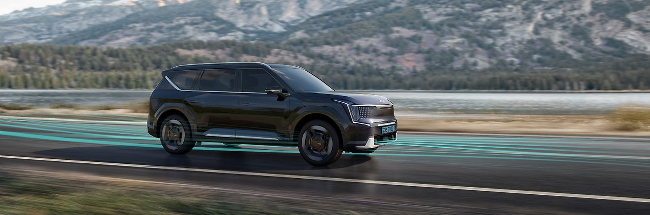 기아 EV9, 501km의 주행 거리를 달성하다