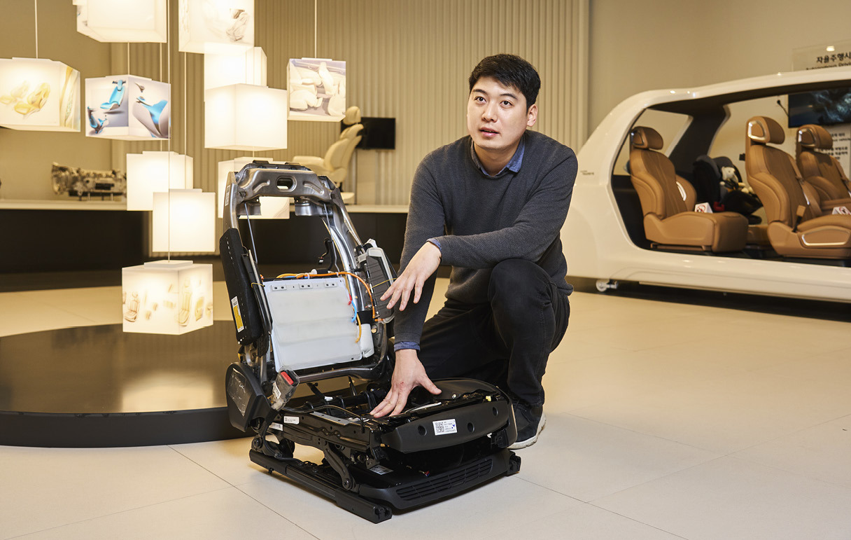 편안함을 위해 공기를 채우다, 에르고 모션 시트