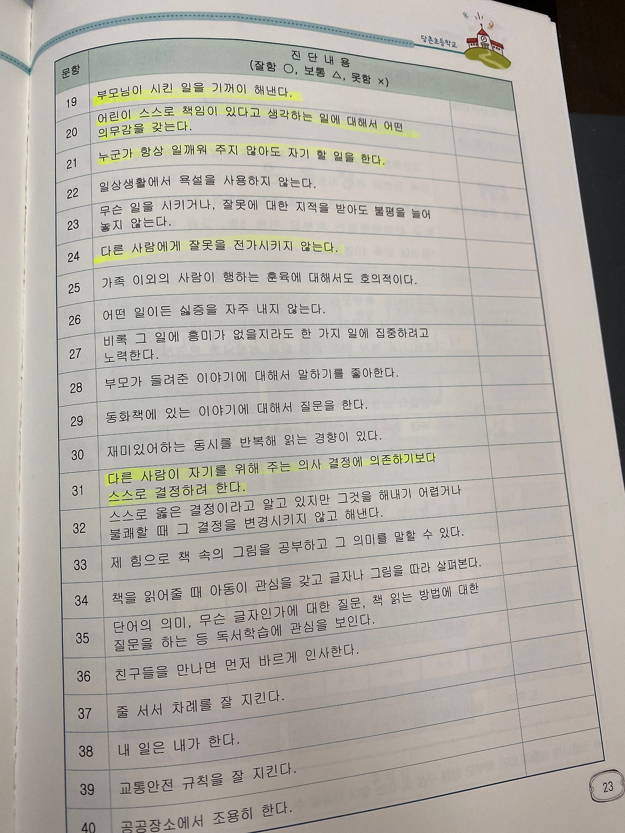 09화 입학준비 체크리스트
