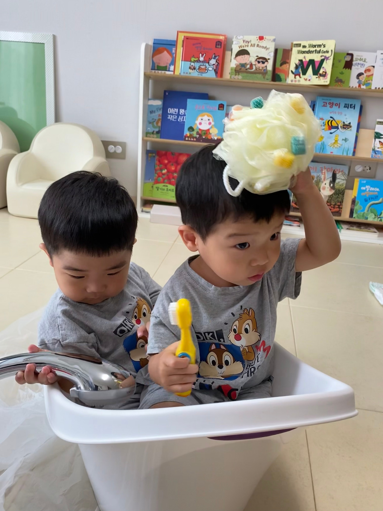 놀이 육아 쓱쓱 싹싹 목욕 놀이