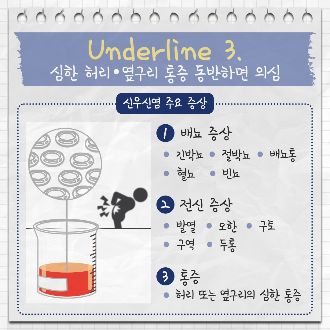 물놀이 후 허리‧옆구리 통증 심하면