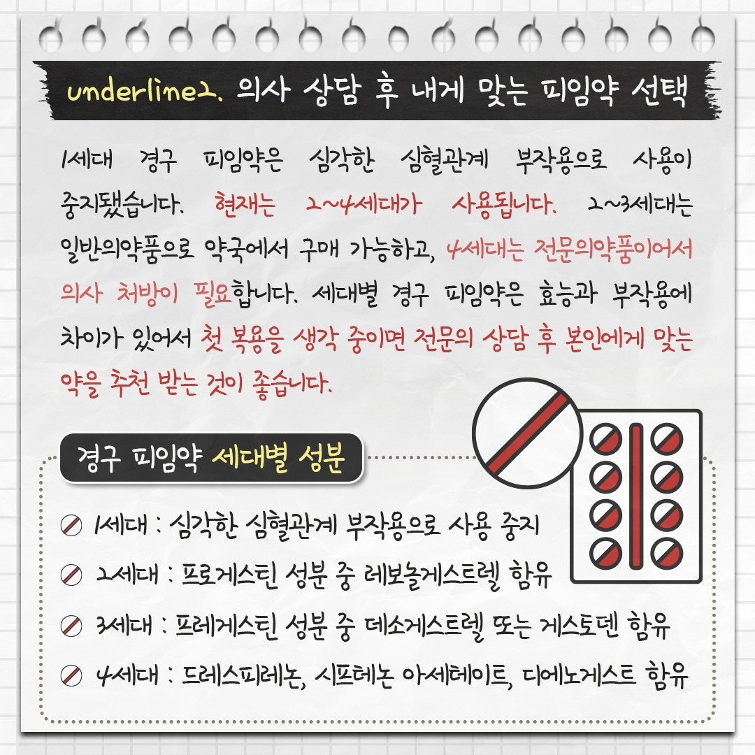 간편히 먹는 ‘경구 피임약
