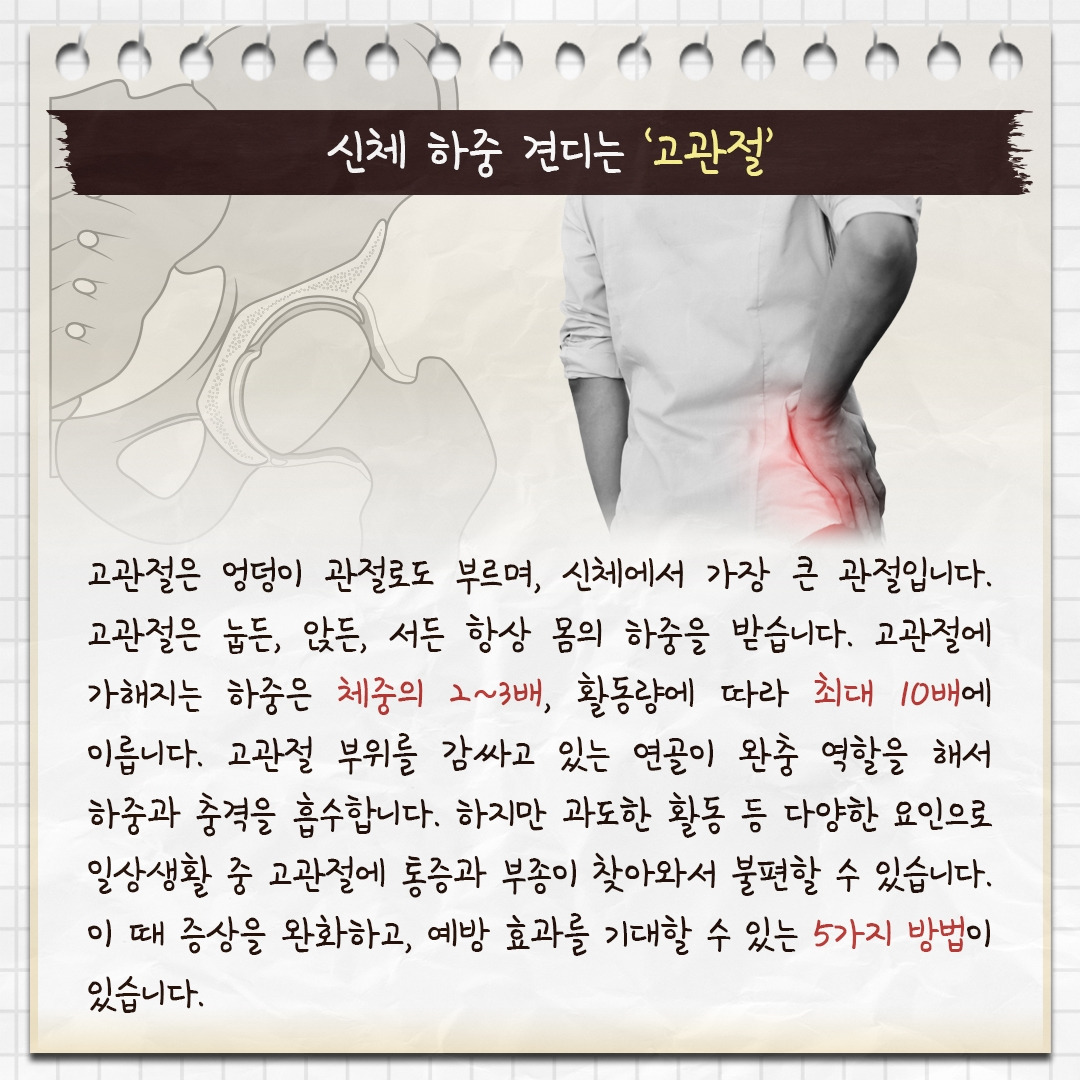 일상 중 찾아오는 ‘고관절 통증