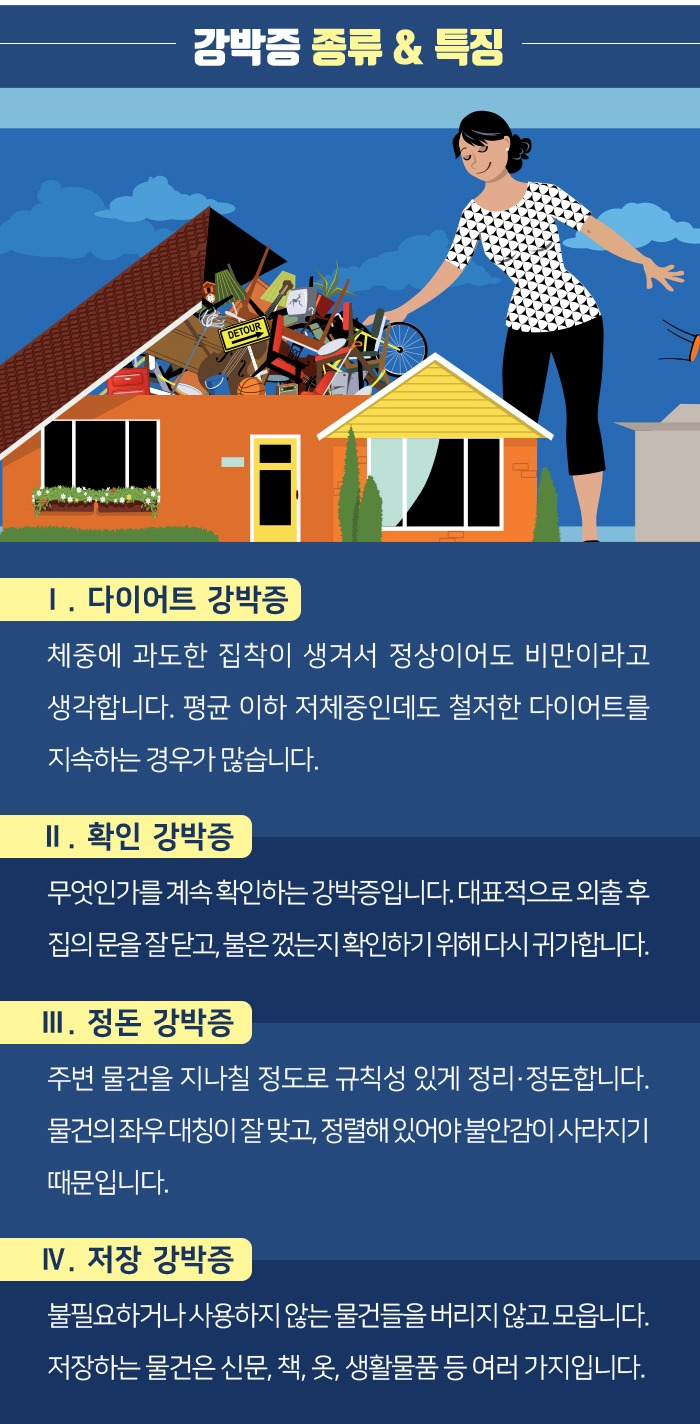 강박장애강박증 테스트 후 조기에 강박증증상 관리해야