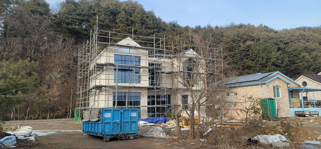 양양 강현면 레님 전원주택 내장 공사 중 0320