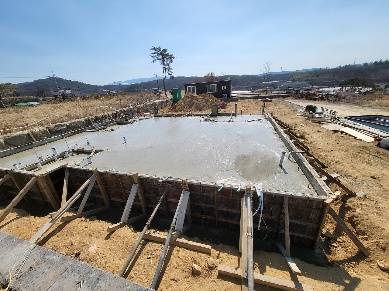 구미 산동읍 신님 전원주택 착공 0320