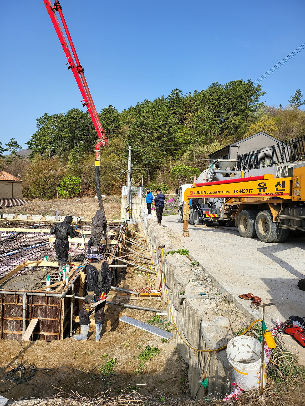 계룡 엄사면 김님 전원주택 기초 공사 중 0418 네이버 블로그