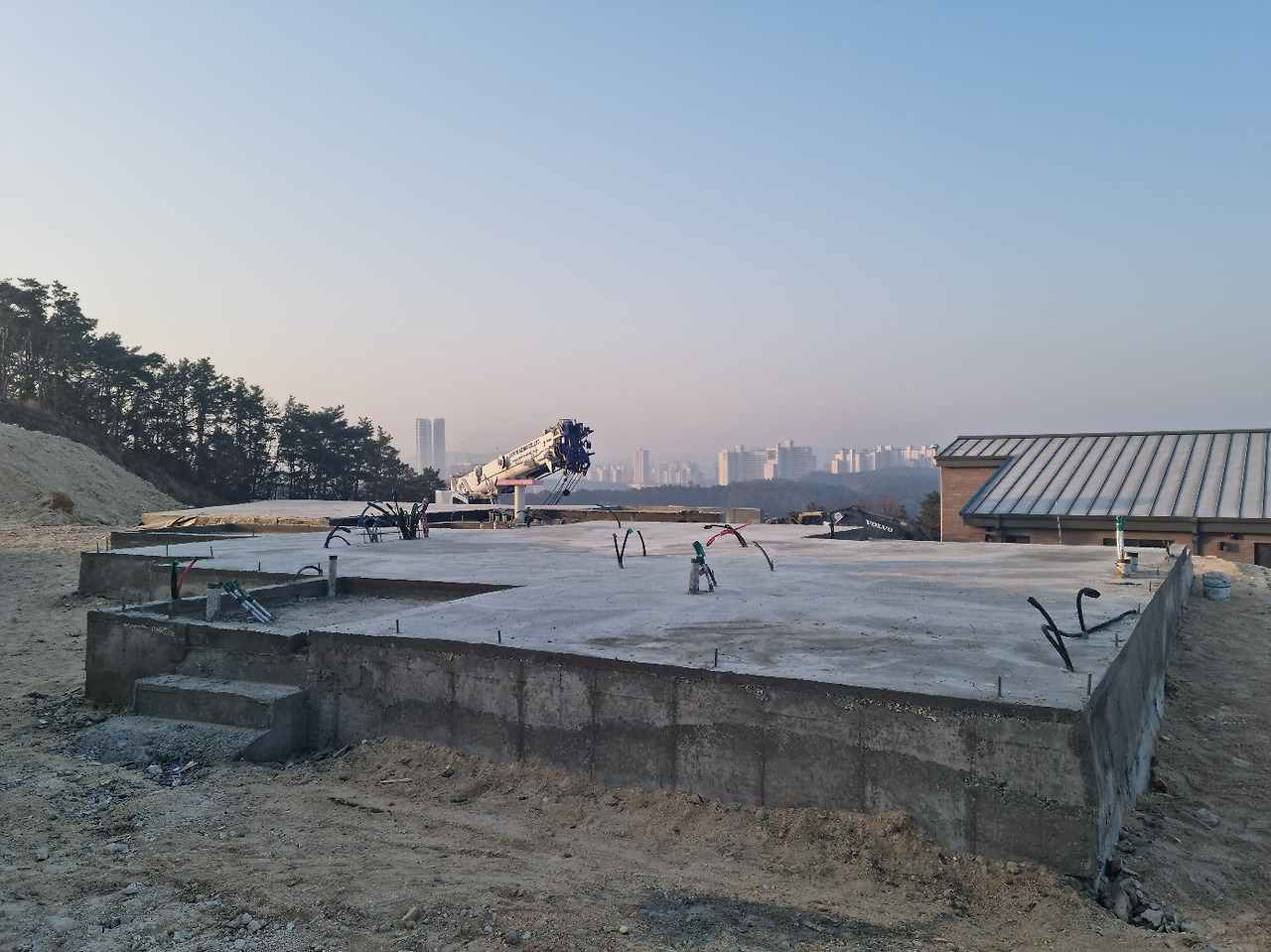 여주시 현암동 송님 전원주택 골조 공사중 0320