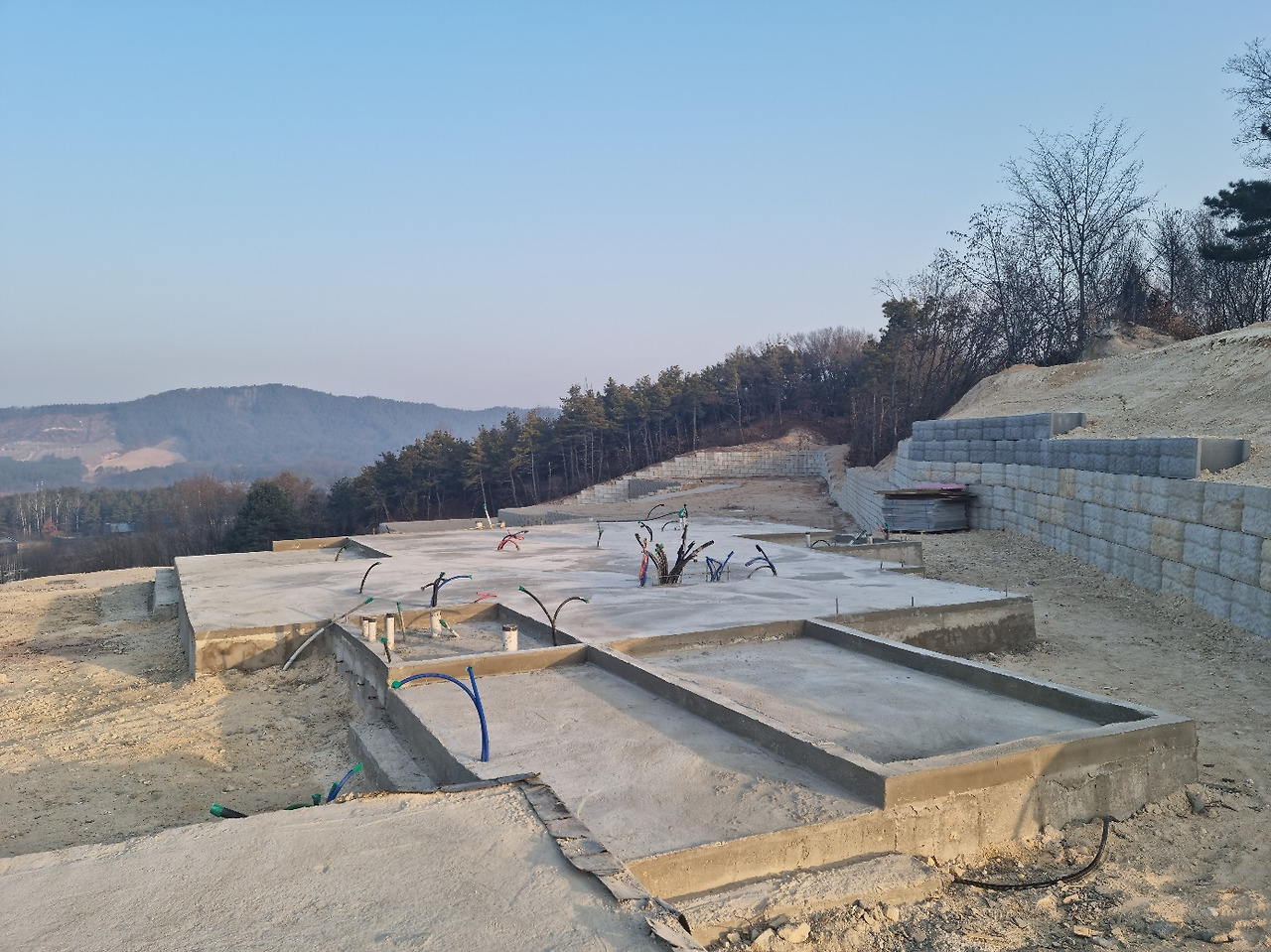 여주시 현암동 송님 전원주택 골조 공사중 0320