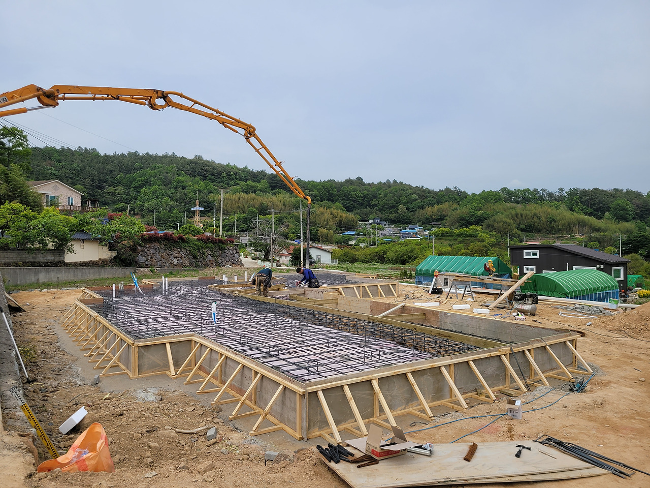 순천 상사면 서님 전원주택 착공 0515