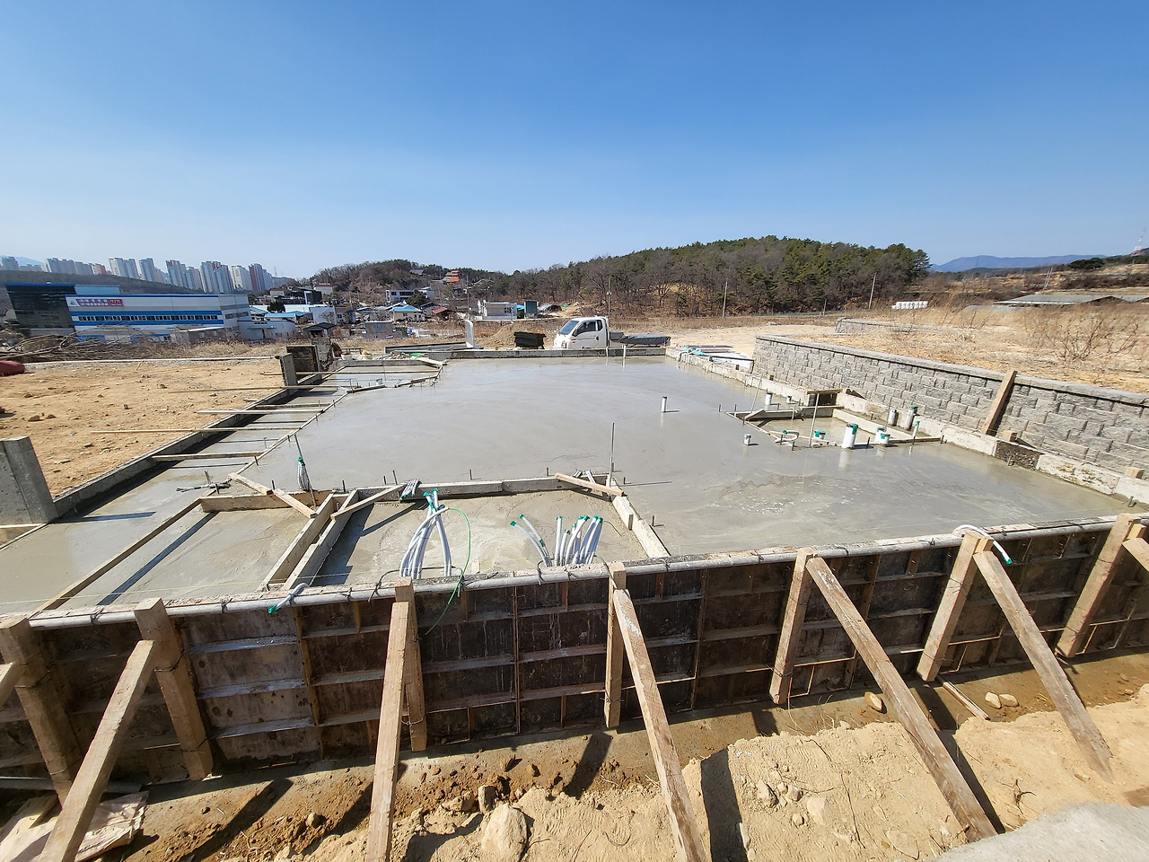 구미 산동읍 신님 전원주택 착공 0320