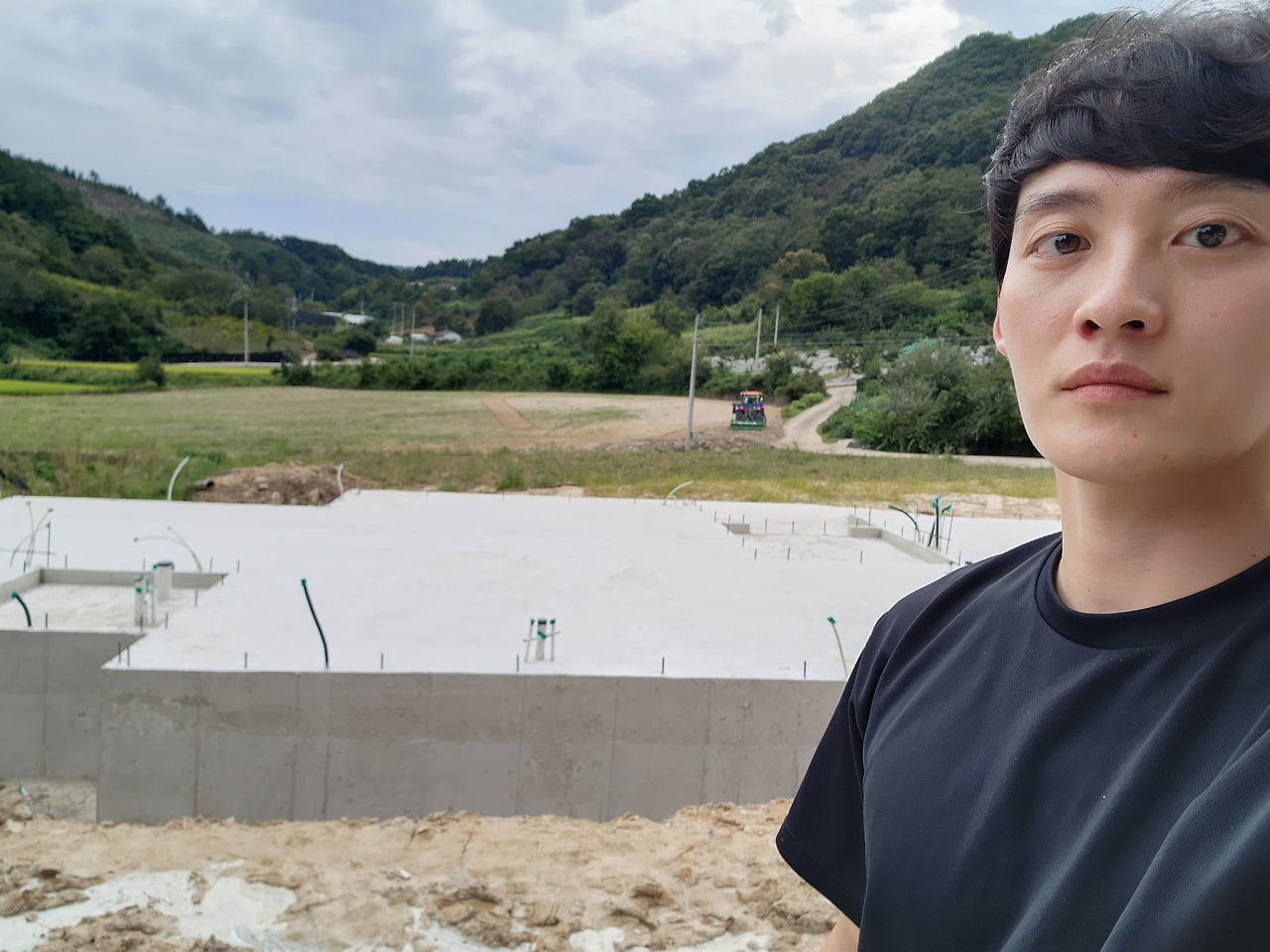 옥천군 청성면 김님 전원주택 기초공사 중 0919