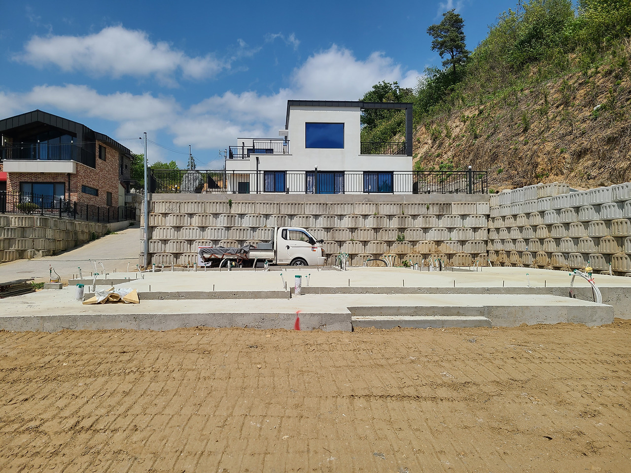 계룡 엄사면 김철님 전원주택 기초 공사 중 0427 네이버 블로그