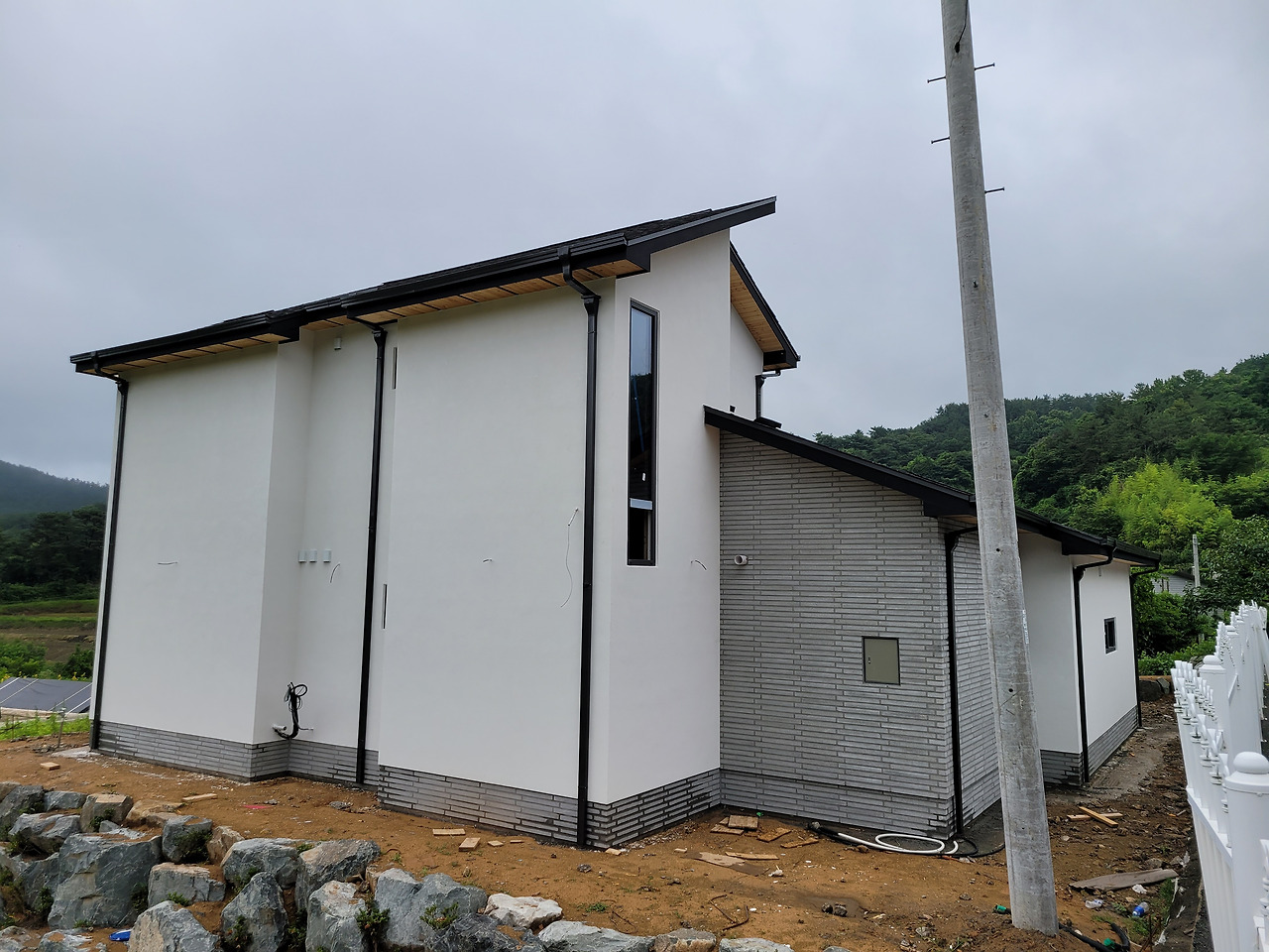 순천 상사면 서님 전원주택 골조 공사 중 0628