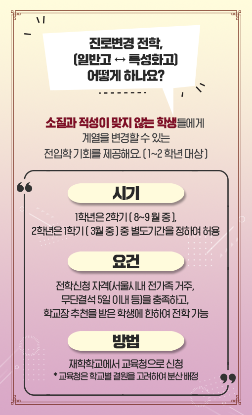 고등학교 전학 어떻게 하나요