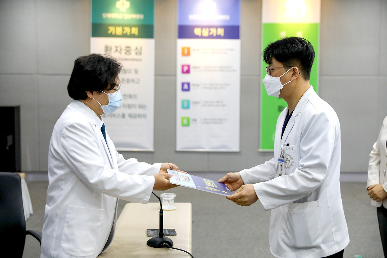 일산백병원 환자경험향상위원회 환자경험 우수 부서