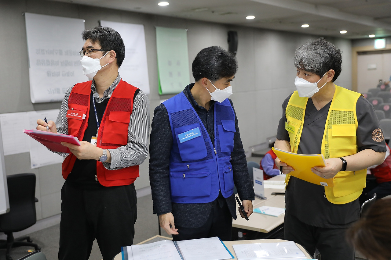 터미널 폭발사고 설정 재난대비 모의훈련 시행