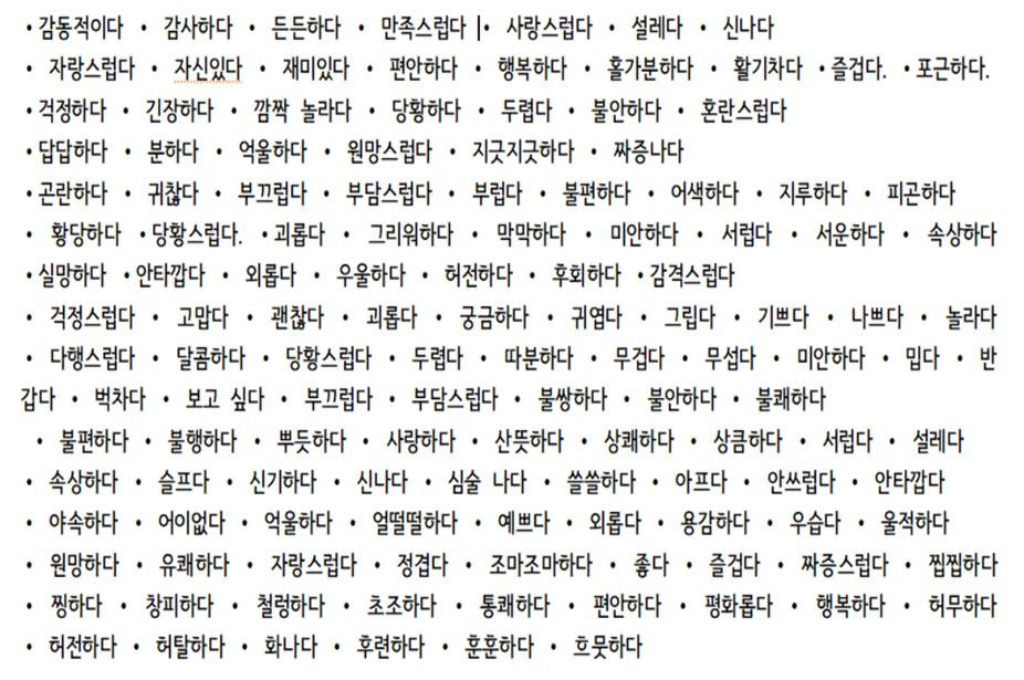 감정의 표현은 왜 다양할까