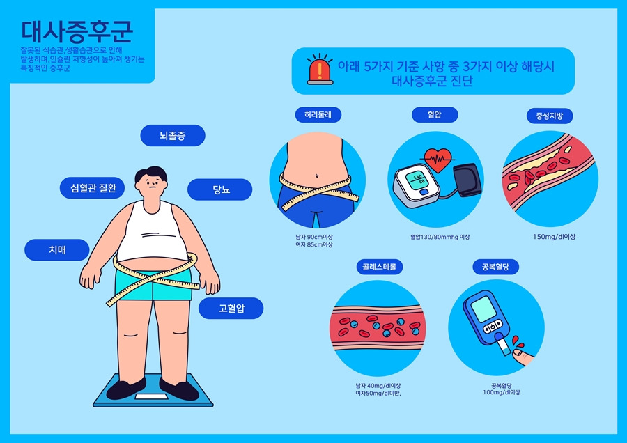 비만대사 질환 주의 당뇨 혈당수치혈당 낮추는법