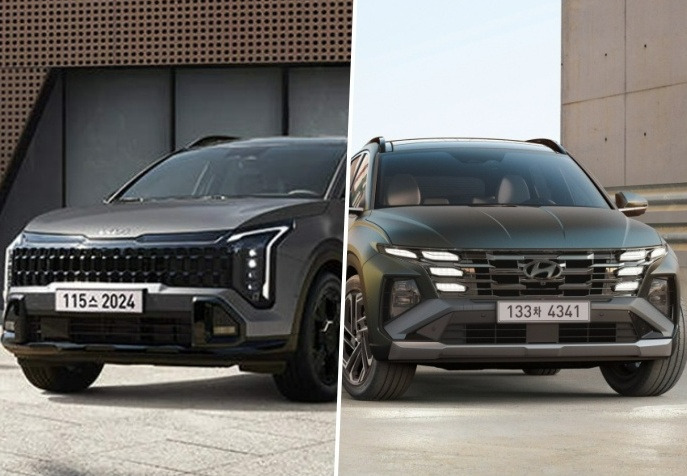 `국산 준중형 Suv` 기아 스포티지와 현대 투싼
