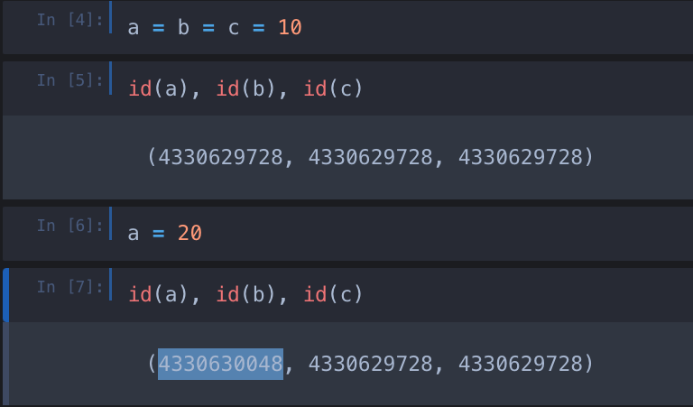 Python 파이썬 변수의 실제 역할 