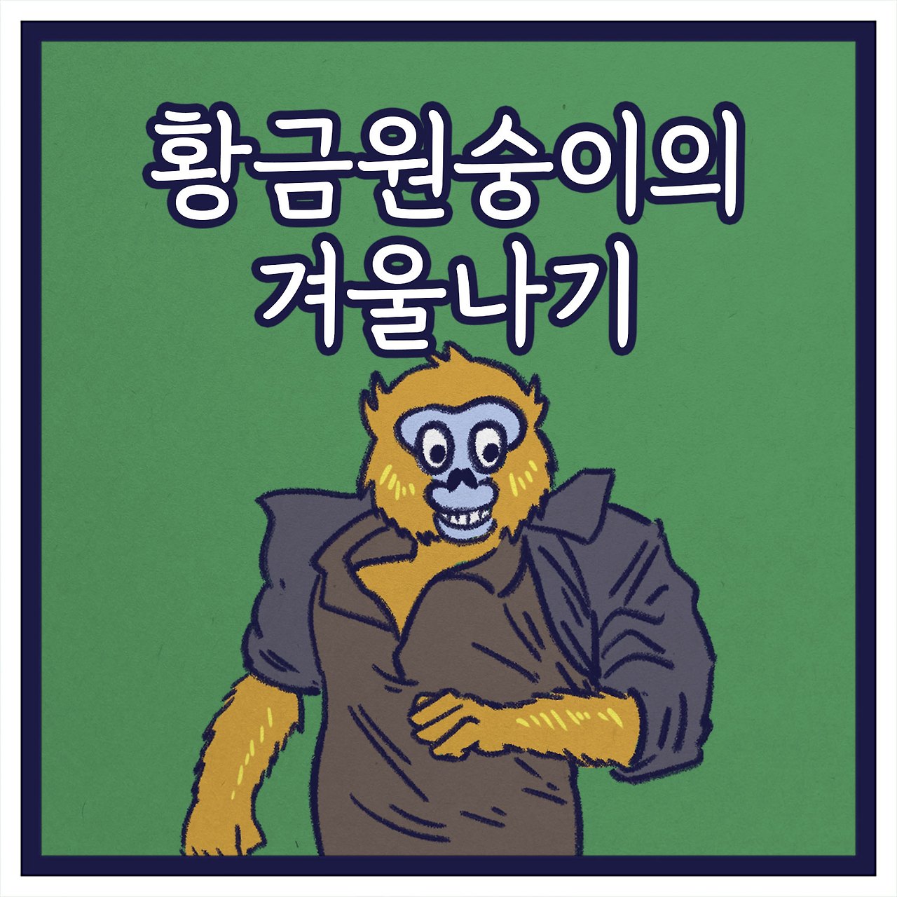 황금원숭이의 겨울나기