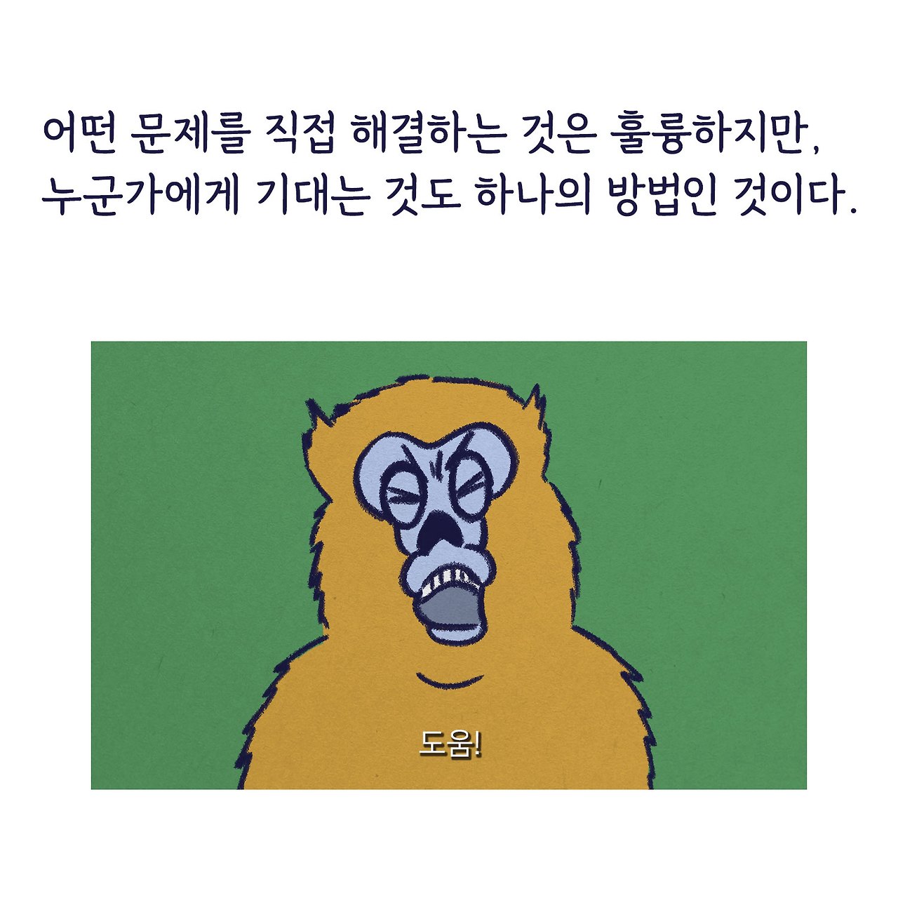 황금원숭이의 겨울나기