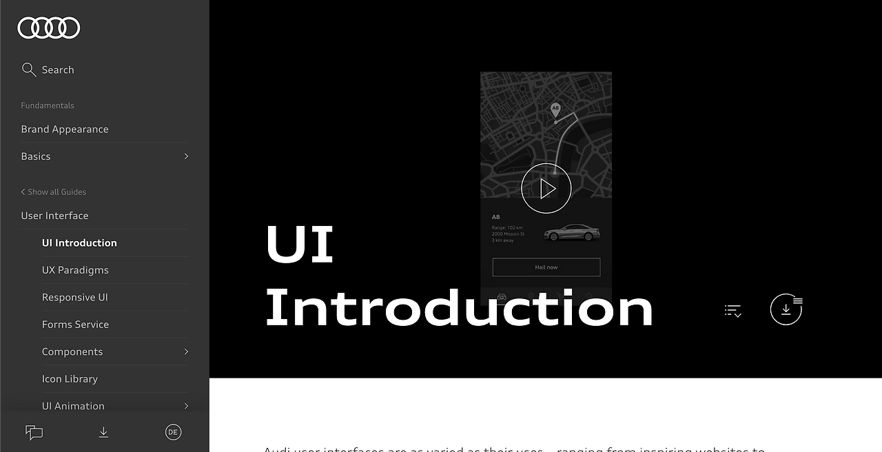 디자인 가이드라인/디자인 시스템의 종류